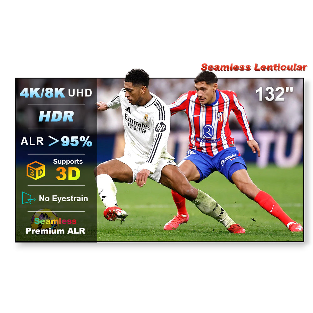 132 inch Nothingprojector BlackCrystal Seamless Lenticular Screen ...