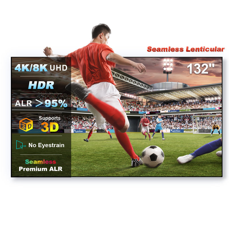132 inch Nothingprojector BlackCrystal Seamless Lenticular Screen ...