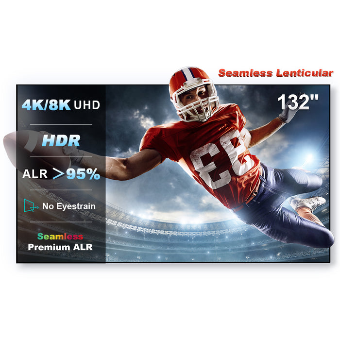 132 inch Nothingprojector BlackCrystal Seamless Lenticular Screen ...