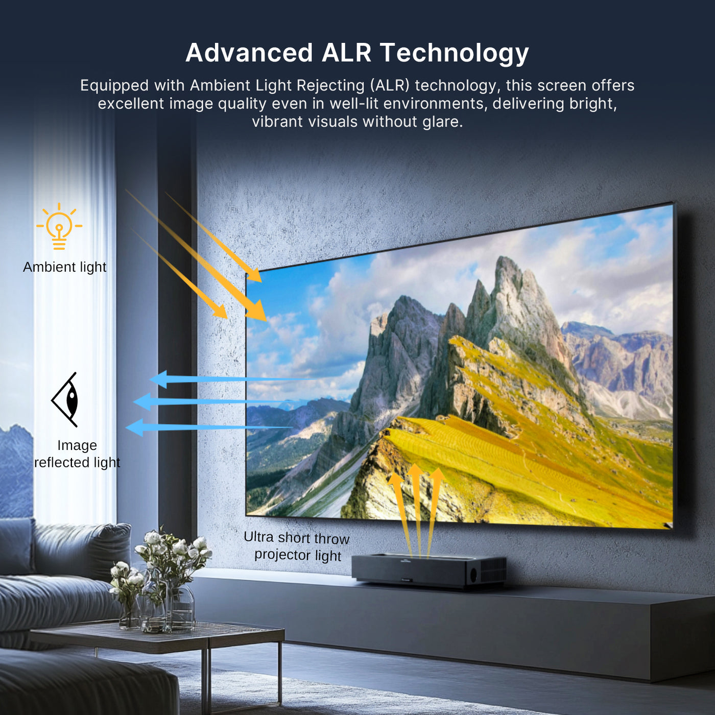 132 inch Nothingprojector BlackCrystal Seamless Lenticular Screen ...