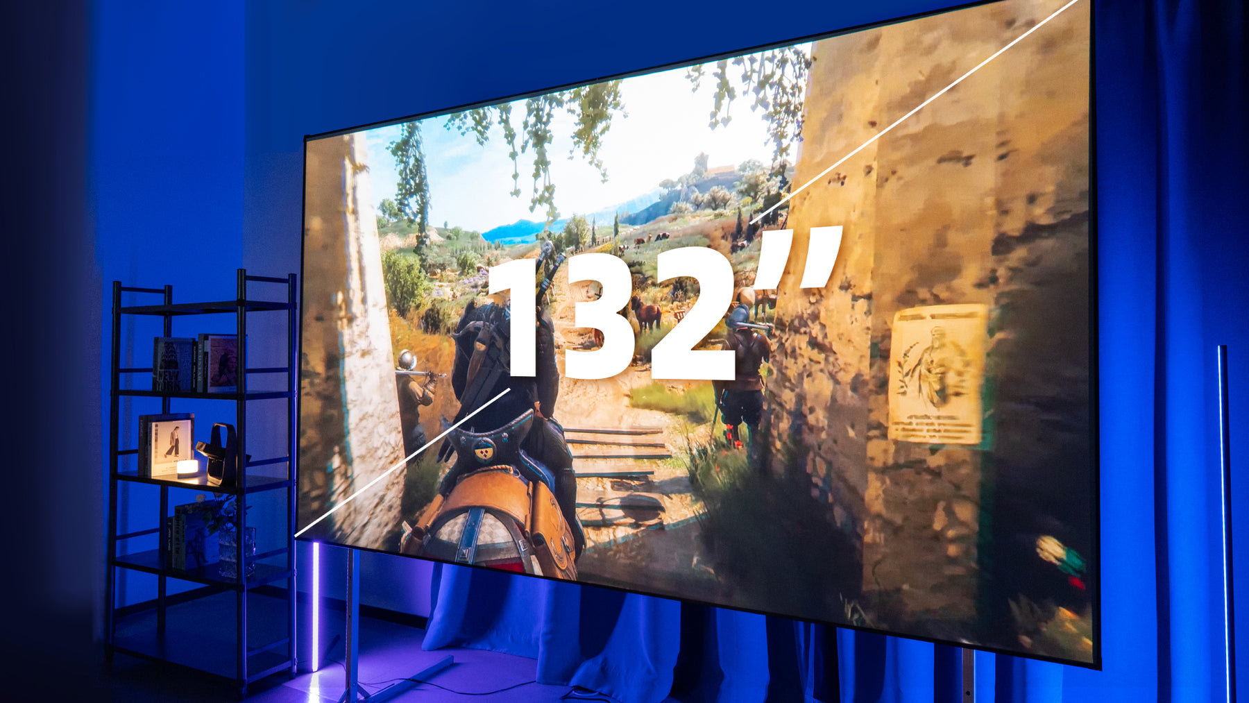 132 inch Nothingprojector BlackCrystal Seamless Lenticular Screen ...