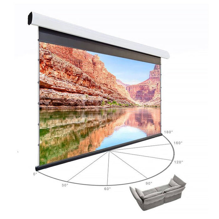 NothingProjector Black Serise Slimline Motorized Tension Drop Down ALR ...