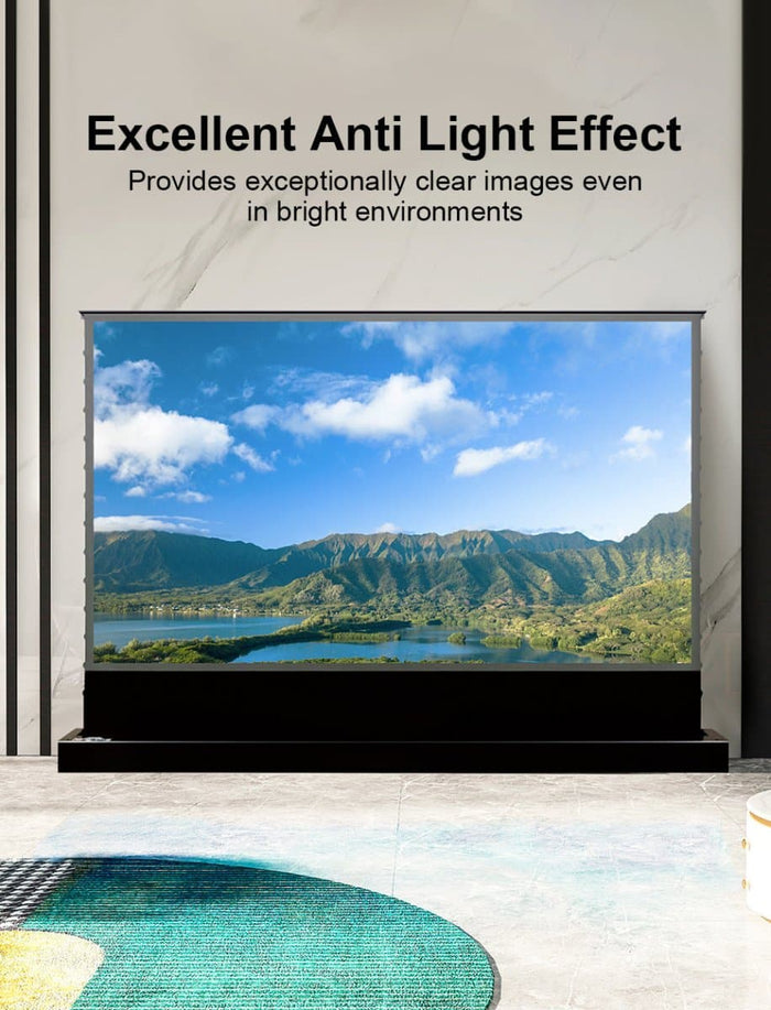 NothingProjector Motorized Floor Rising 120 inch ALR Screen For Ultra ...