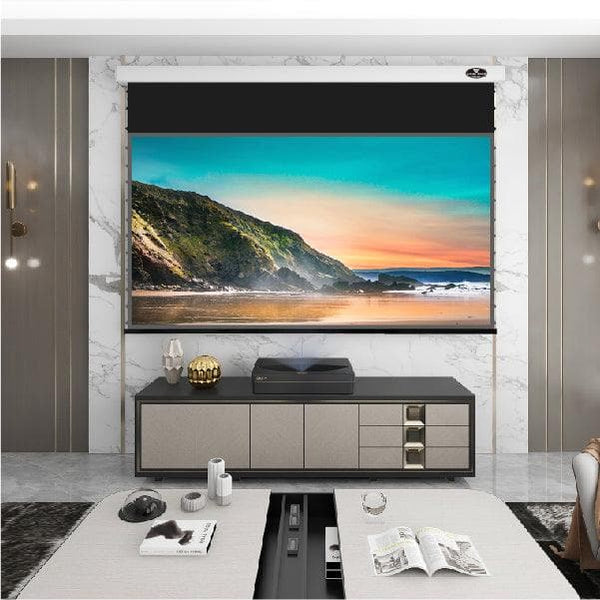 VIVIDSTORM PRO Slimline Motorized Tension UST ALR Projector Screen ...